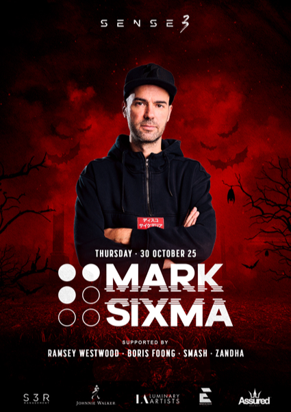 MARK SIXMA LIVE AT SENSE 3 KUALA LUMPUR - Ticketmelon