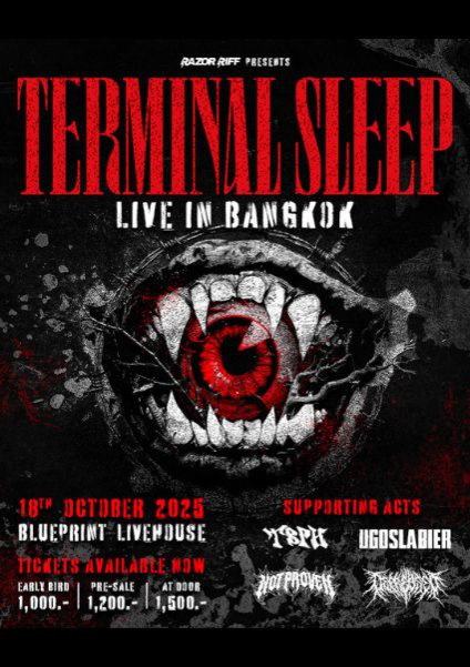 Terminal Sleep Live in Bangkok - Ticketmelon