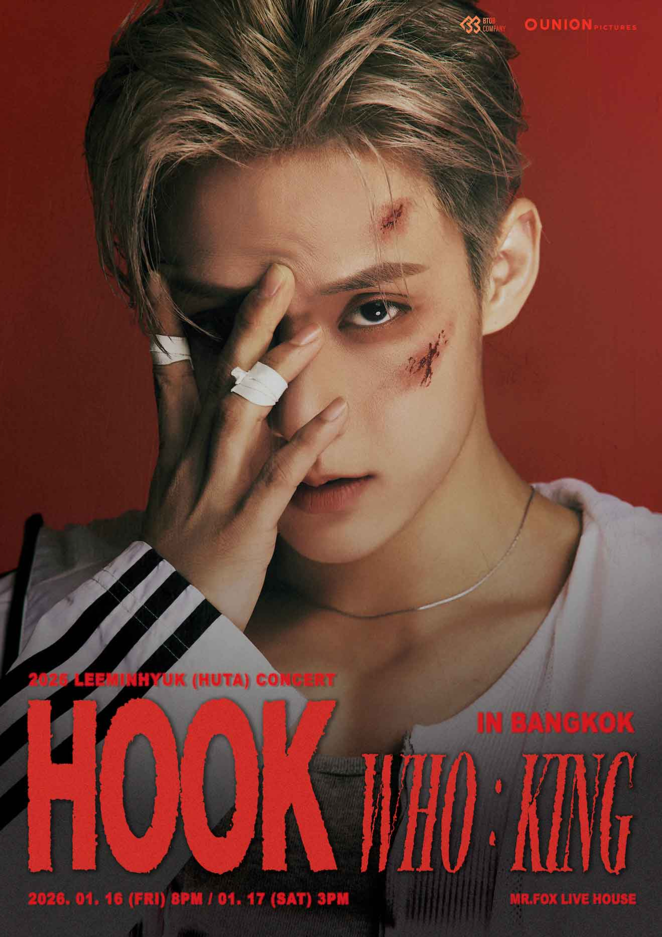 2026 LEE MINHYUK (HUTA) CONCERT 〈HOOK - WHO : KING〉 IN BANGKOK - Ticketmelon