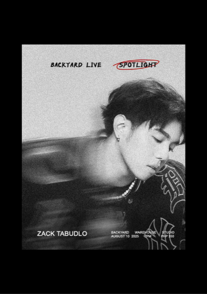 Backyard Live Spotlight feat. Zack Tabudlo - Ticketmelon